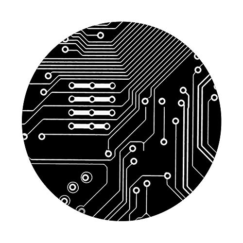 Motherboard Computer Circuit Programmer IT Coder Tech Gift PopSockets PopGrip: Swappable Grip for Phones & Tablets