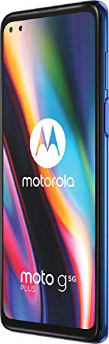 Moto G Plus 5G Dual-SIM 128GB ROM + 4GB RAM (GSM Only | No CDMA) Factory Unlocked Android Smartphone (Surfing Blue) - International Version