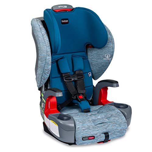 Britax Grow with You ClickTight Harness-2-Booster Car Seat, Seaglass , 26.5x17.75x25 Inch (Pack of 1)