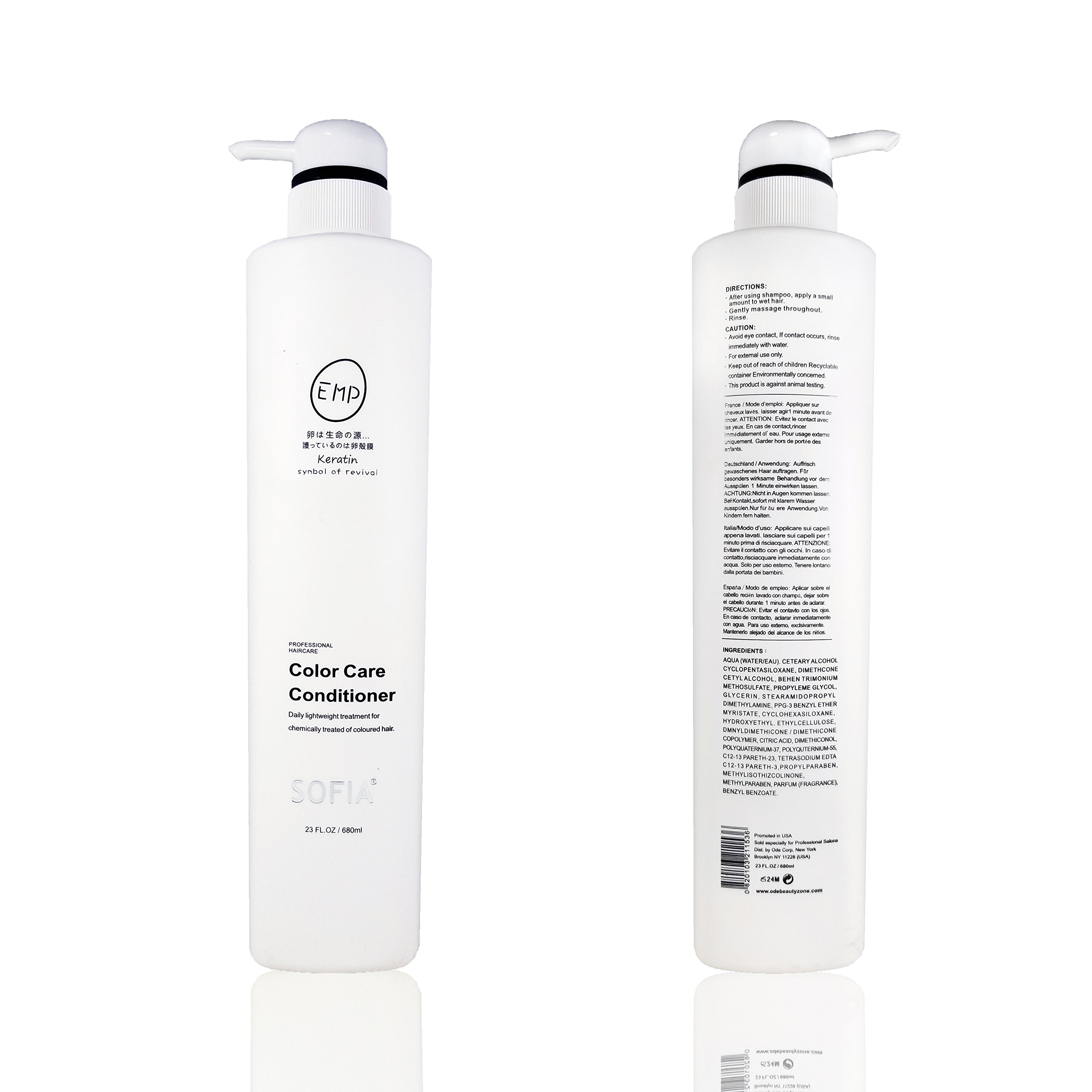 SOFIA EMP Keratin Color Care Conditioner For chemically treated or colored hair 23fl oz/ 680ml