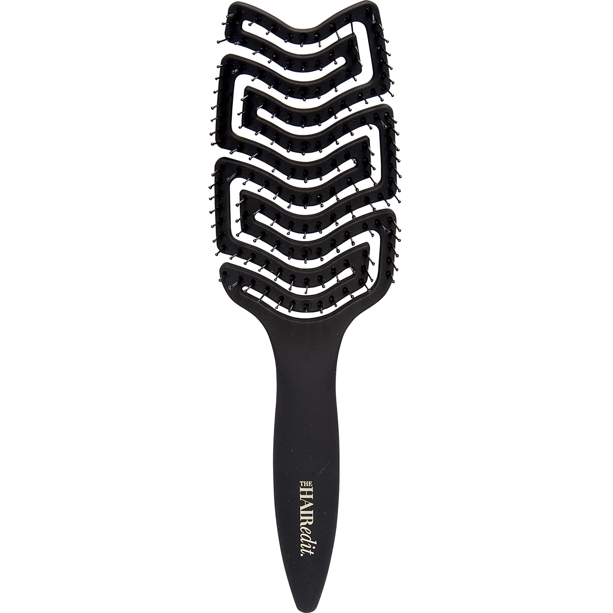 The Hair Edit Detangle and Massage Brush, Hair Care Essential, Detangler, Great for Wet Hair, Scalp Massager, Lightweight, For All Hair Types