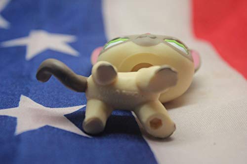 2pcs/lot Kid Toy Littlest Pet Shop Short Hair Kitty Cat LPS#994#1116