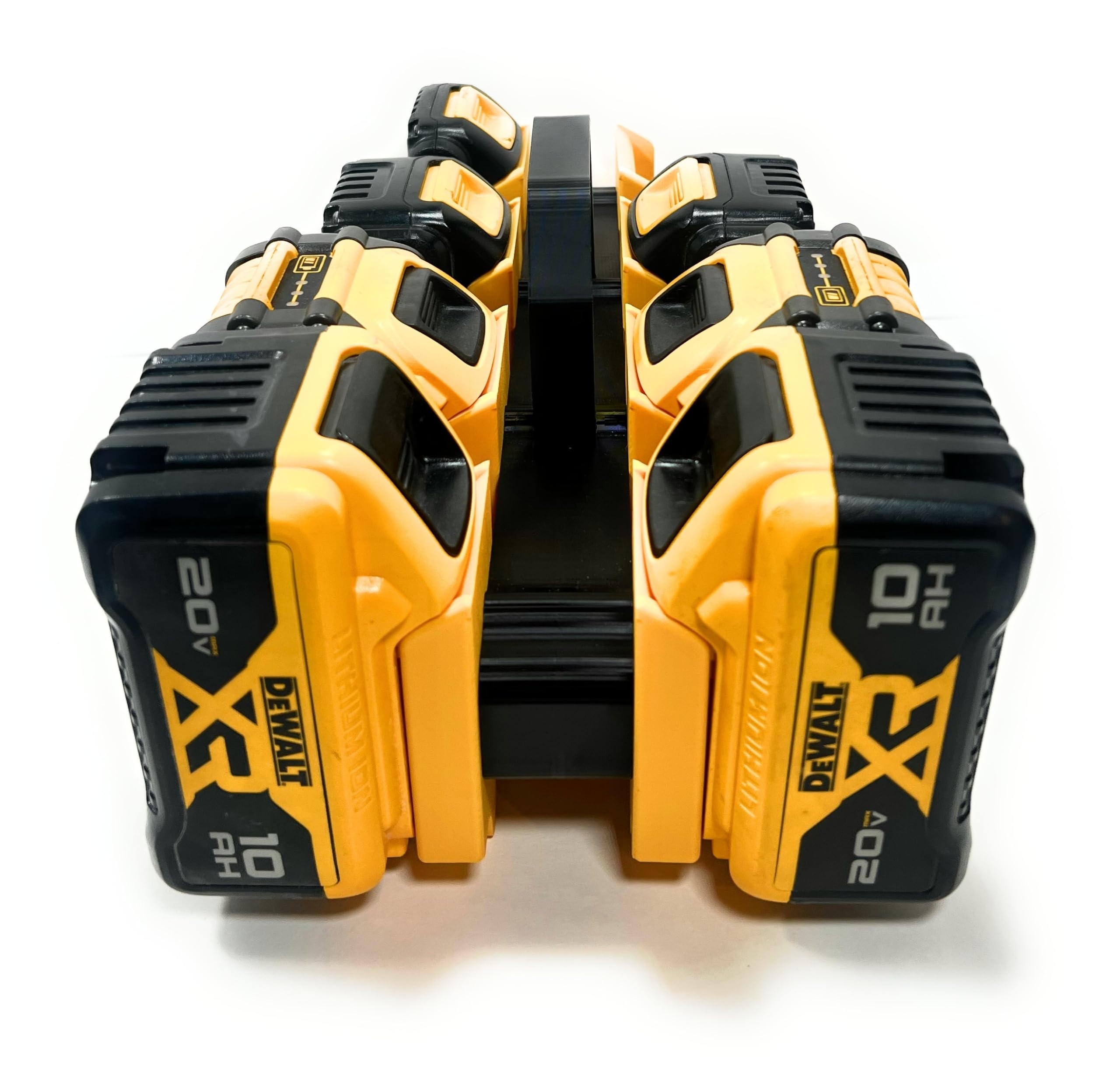 20V Battery Storage Case for DeWalt - Secure Carrier storage for Li-Ion Compact Batteries - Battery holder for DeWalt - Holds 8 Batteries 10.0/8.0/6.0/4.0/3.0/2.0Ah (Octet)