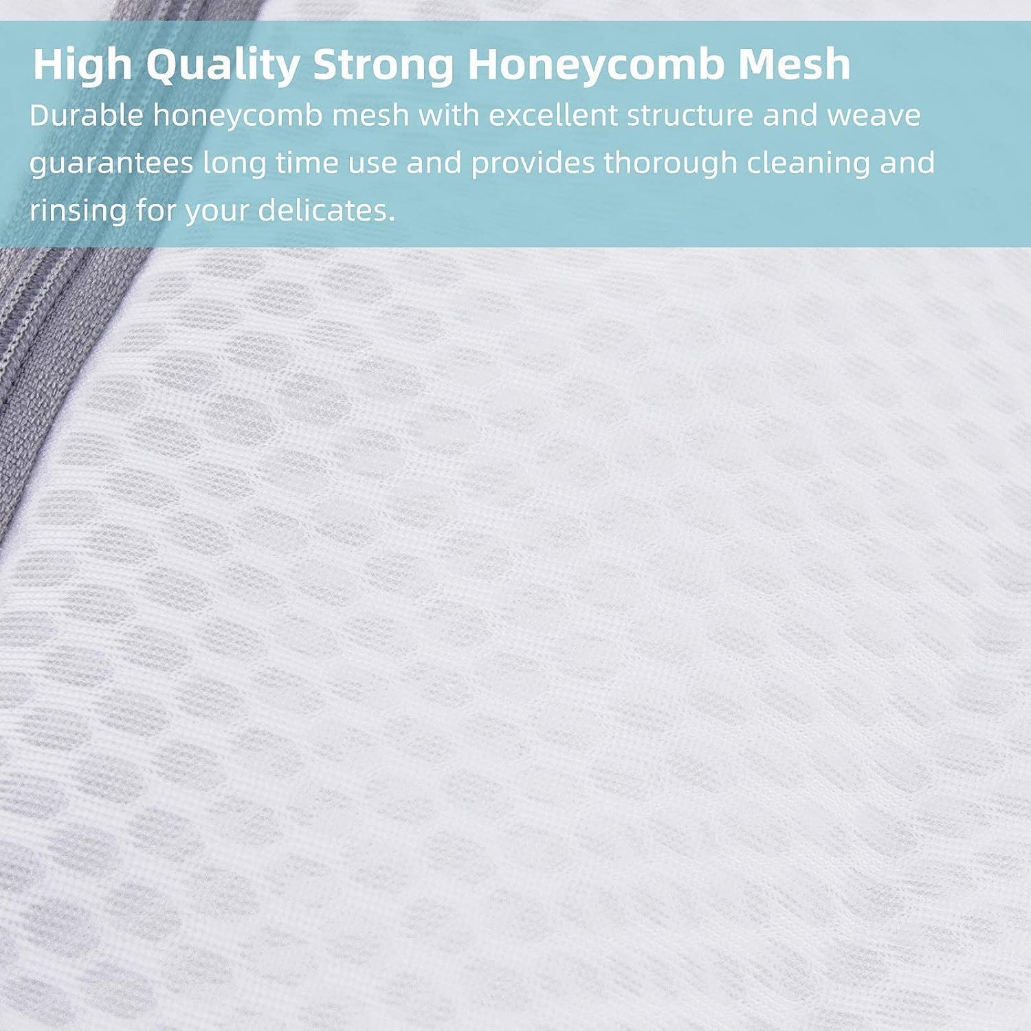 3Pcs Durable Fine Mesh Washer Bags For Delicate Clothes. Suitable For Full-size Washing Machines and Portable Washing Machines, 12 x 16 inches (XYD-9)