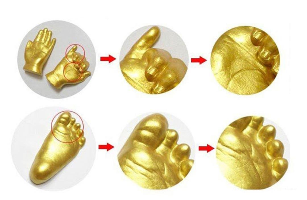 Keepsake Hands DIY Plaster Statue Casting Kit - Cast Baby Hand & Foot