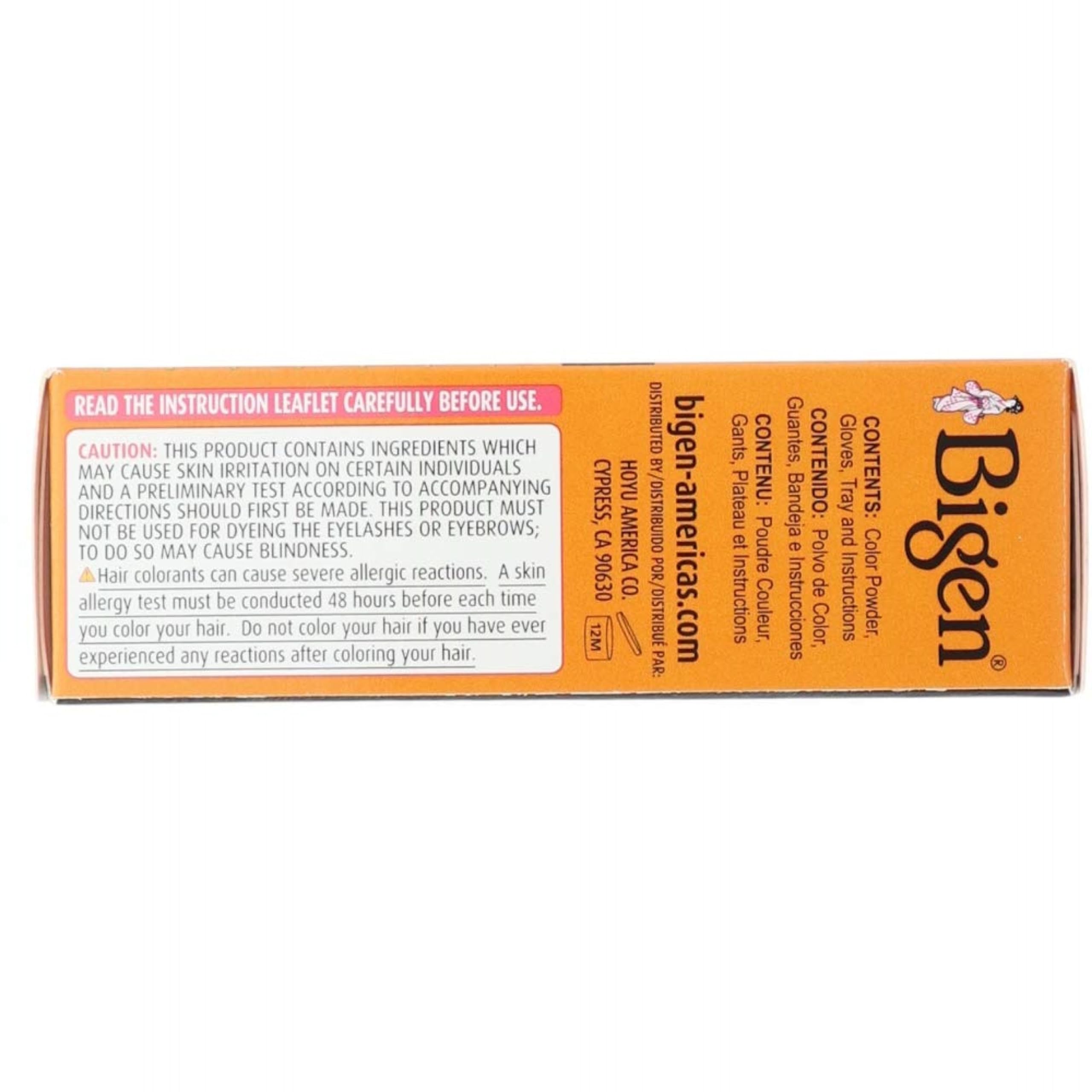 Bigen Permanent Powder Hair Color 59 Oriental Black 1 ea (Pack of 2)