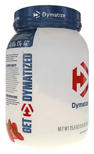 Dymatize ISO 100 Hydrolyzed Whey Protein Isolate - Strawberry- 1.6 lbs