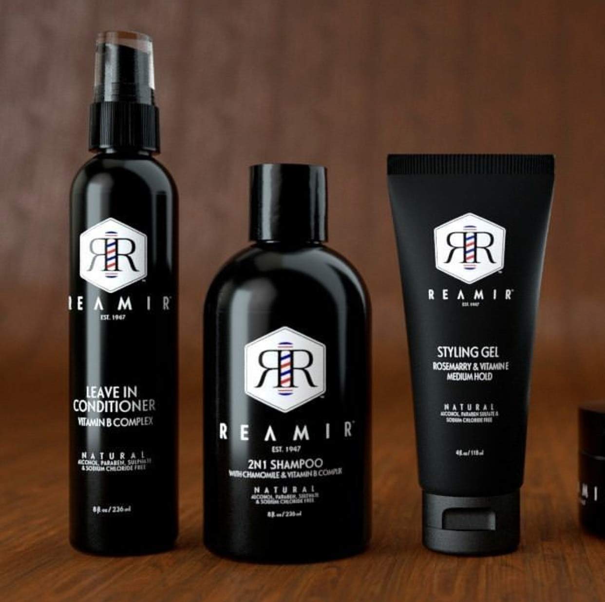 Reamir Beard Conditioning Oil - Grooming for Men - Softens Nourishes Beard Hair - Helps beard Grow Faster and Thicker - All Natural Oils 2 oz