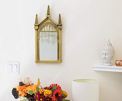 Harry Potter Replica Mirror of Erised Wall Decor | Hanging Mirror For Entryway, Living Room, Bedroom | Collectible Wizarding World Vanity Mirror | 25 x 10 Inches
