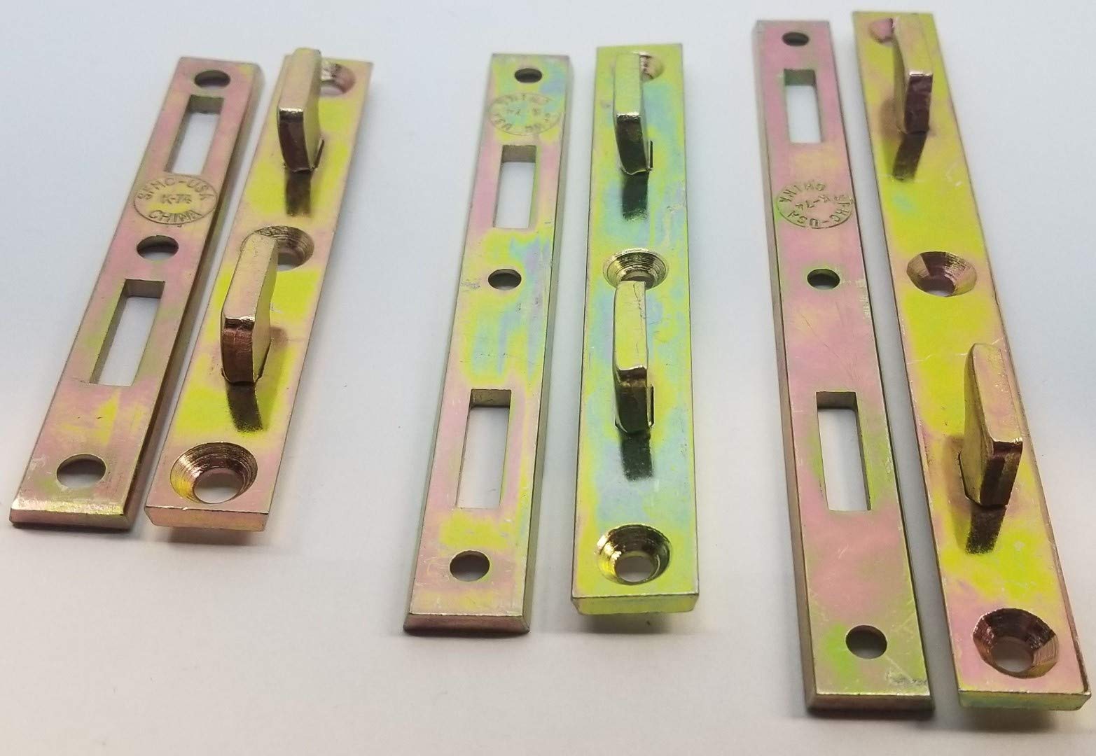 4" x 5/8" Bed Rail Fasteners Ylo Zinc 1/8" Mth Platte River Pkg 0f 4 Ea 130604 (4-Pack)