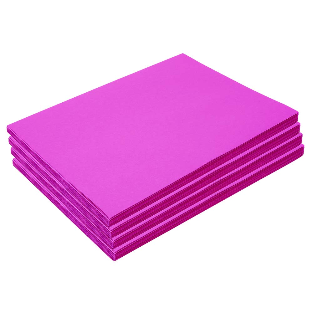 Construction Paper,Hot Pink,9 inches x 12 inches,200 Sheets,Heavyweight Construction Paper,Crafts,Art,Kids Art,Painting, Coloring,Drawing,Creating,Paper,Art Project,All Purpose