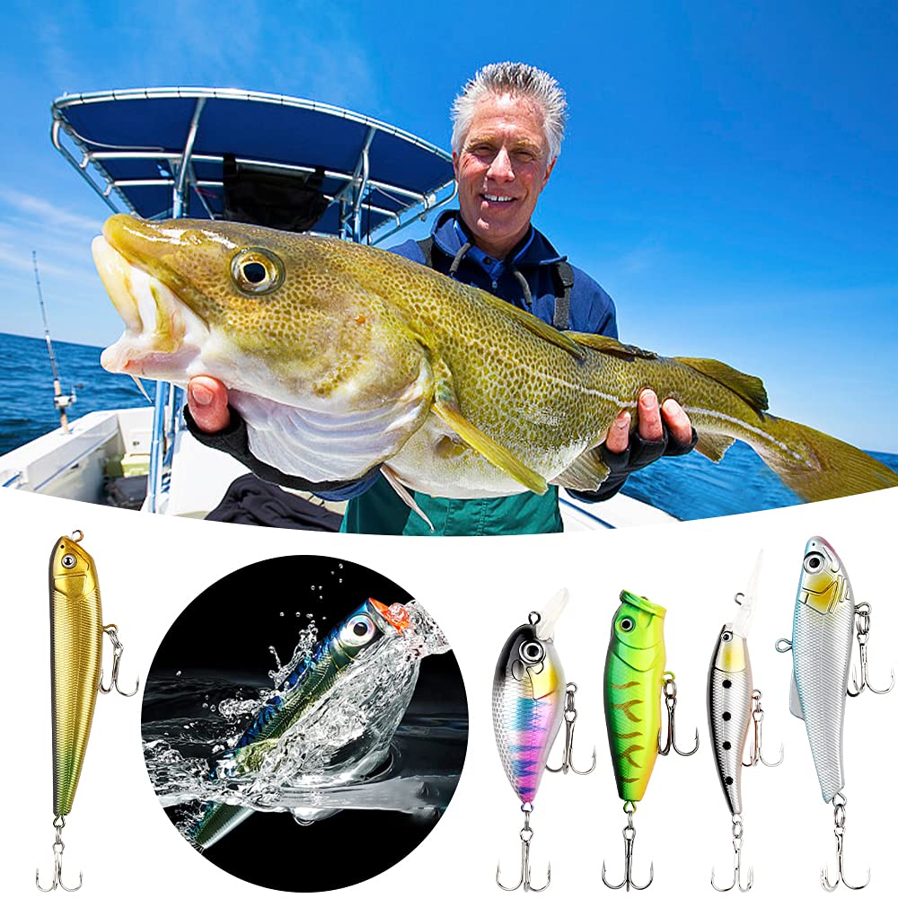375pcs Fishing Lures for Freshwater…
