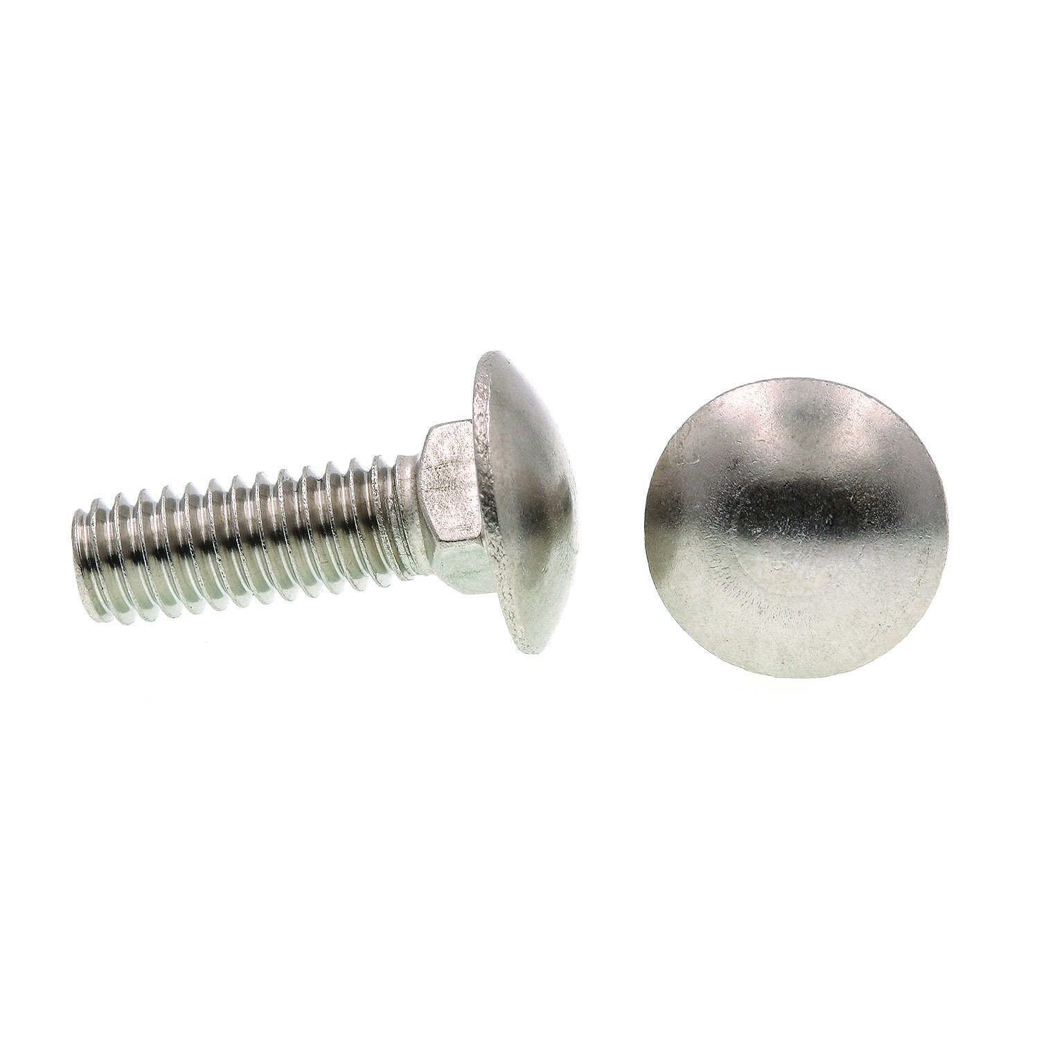 Prime-Line 9062849 Carriage Bolts, 5/16 In.-18 X 1 In., Grade 18-8 Stainless Steel (15 Pack)