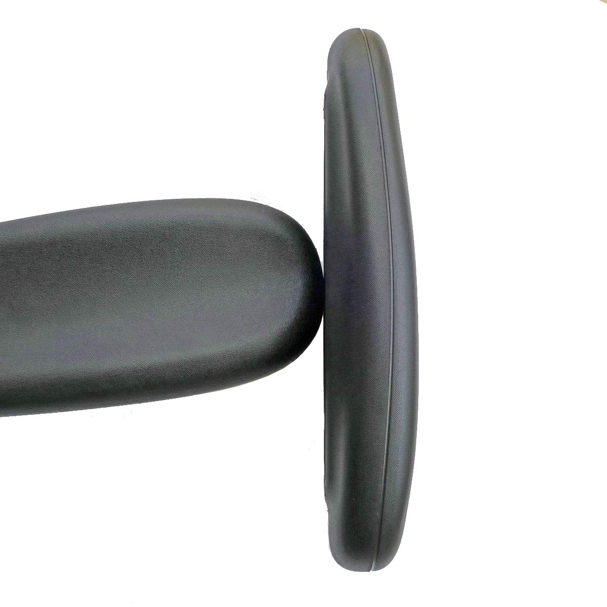 2X Universal Office Desk Computer Chair Replacement Part Arm Pads Armrest 4" and 5.5" Mounting Hole, Vinyl