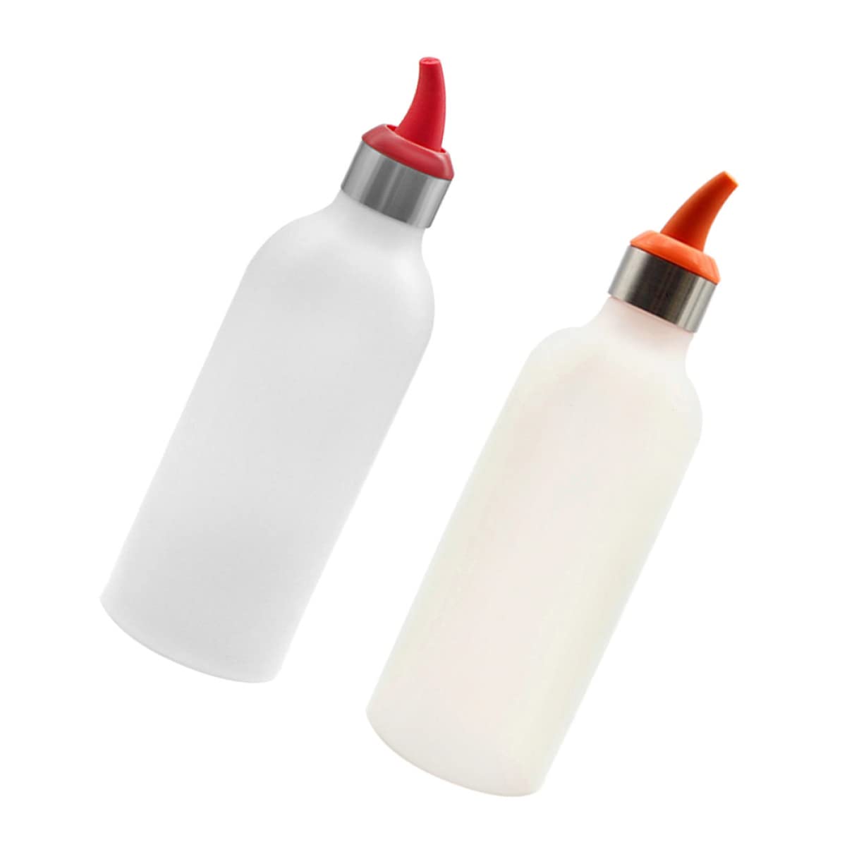 2pcs Mustard Squeeze Bottle Sauce Bottle Condiment Bottle Ketchup