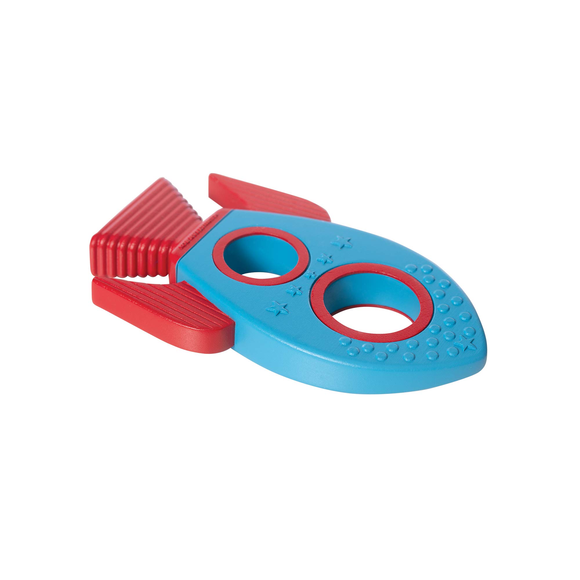 Manhattan Toy Space Themed Rocket Silicone Teether