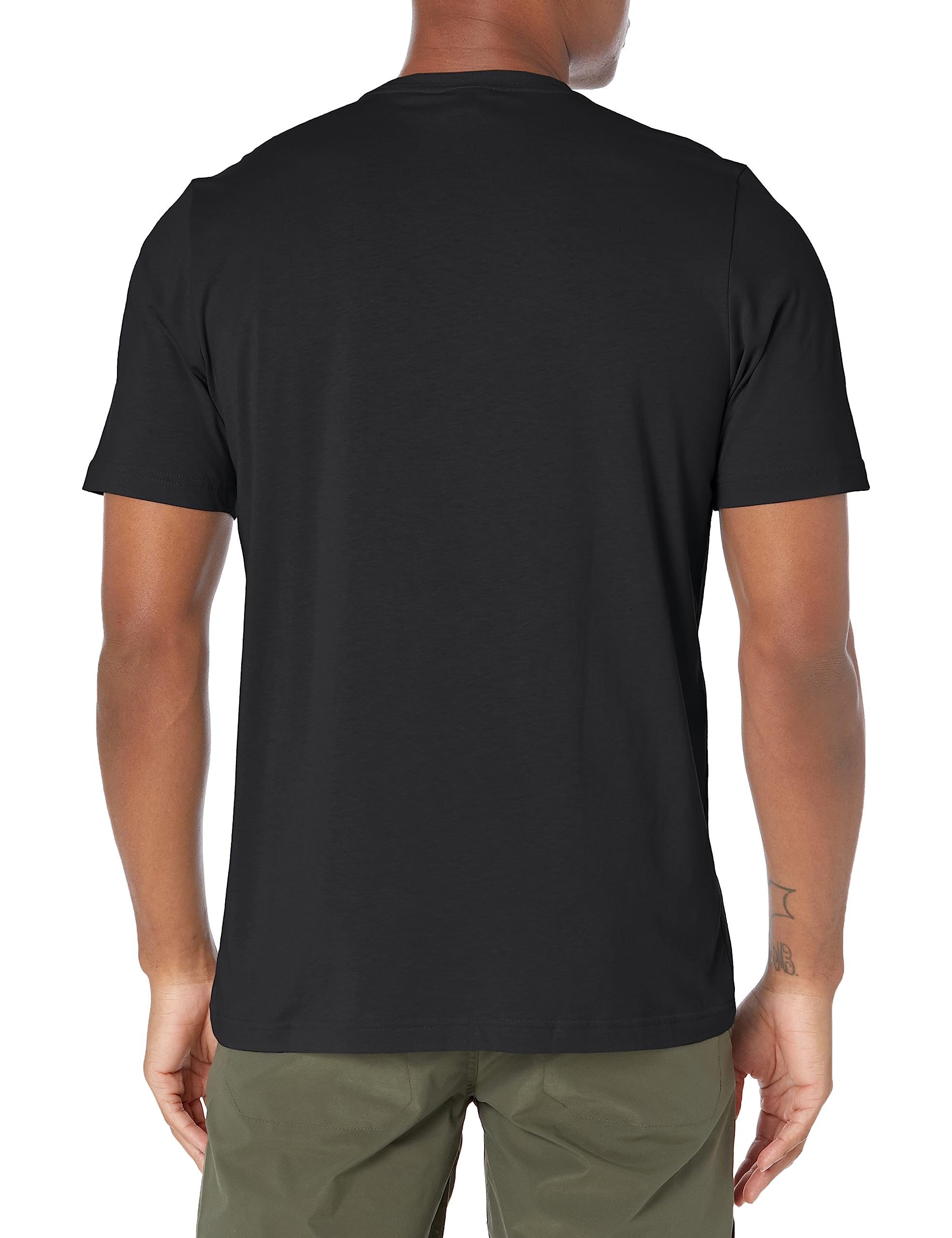 adidas Men's Essentials Single Jersey Embroidered Small Logo T-Shirt, Black