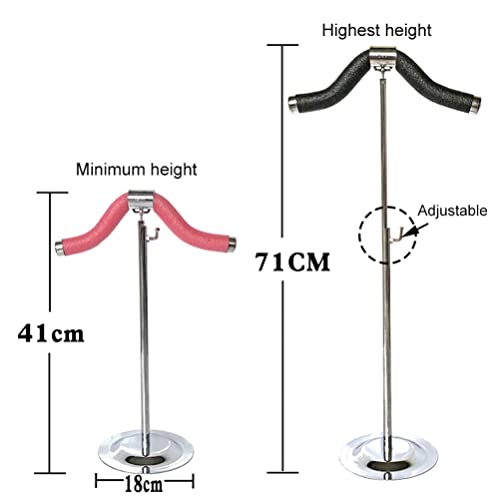 Alipis T Shirt Display Stand Adjustable Shoulder Shirt Rack Flexible Mannequin Portable Clothes Hanger Clothing Hanging Rack for Garment Coat Retail Vendor RANDOM COLOR