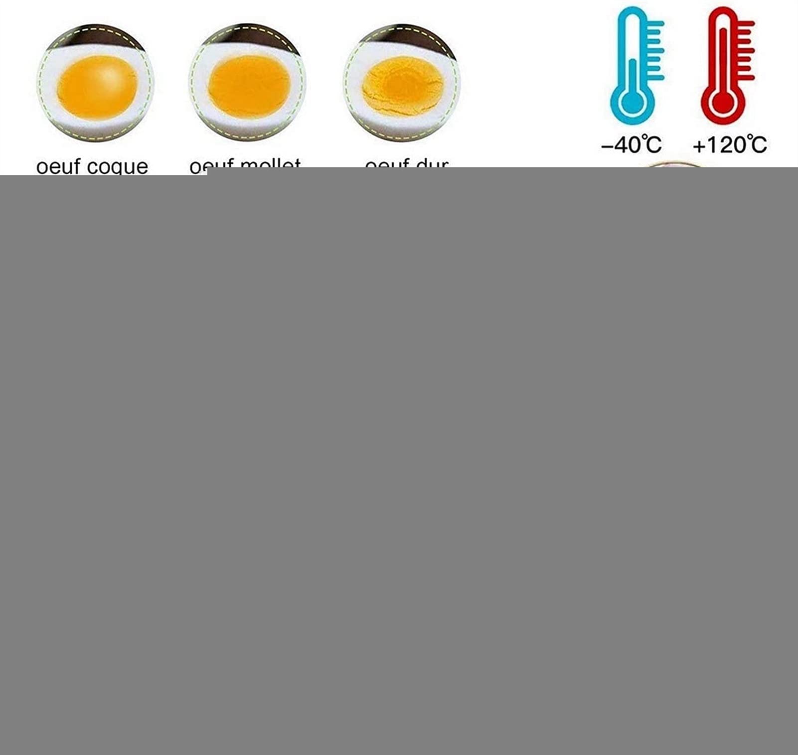 6-Pack Egg Cooking Rings Silicone Egg Cooker, Hard and Soft Make, No Shell Egg Boiler, Egg Cups, Egg Poachers, Egg Cooker for Kitchen Gadgets Accessories, Gift for Dad