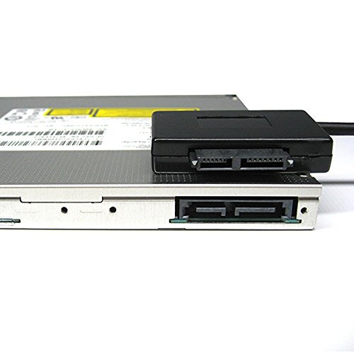 cablecc USB 3.0 to 7+6 13pin Slimline Sata Adapter Cable for Laptop Cd DVD ROM Optical Drive