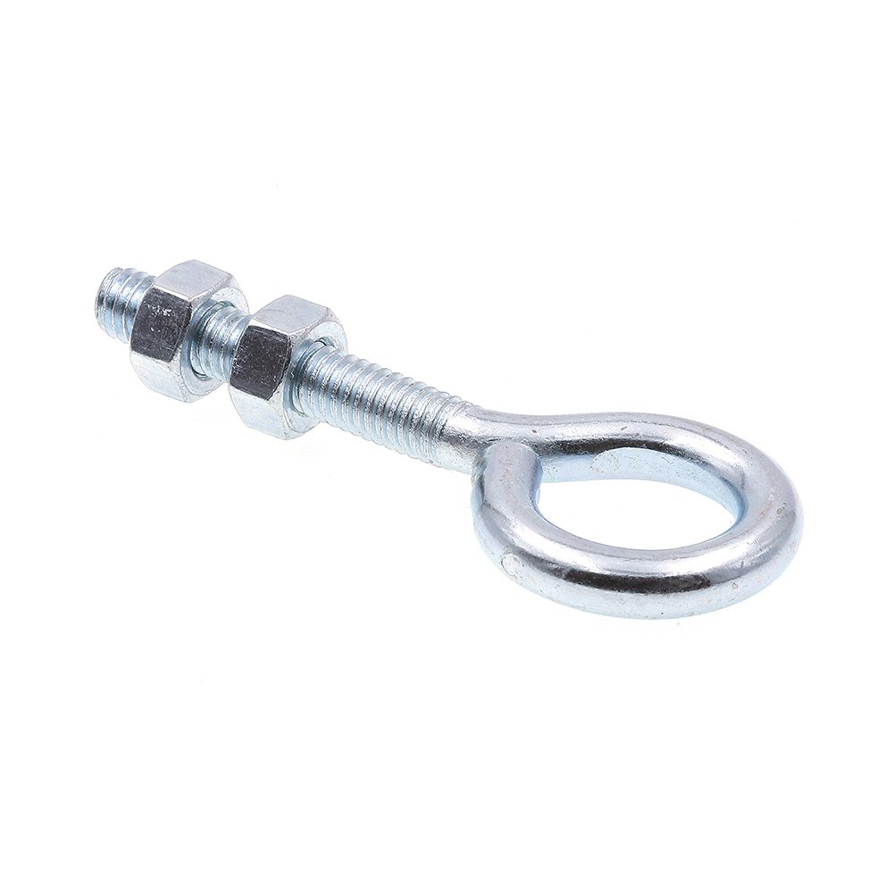 Prime-Line 9066592 Eye Bolts With Nuts, 5/16 In.-18 X 3-1/4 In., Zinc Plated Steel (20 Pack)