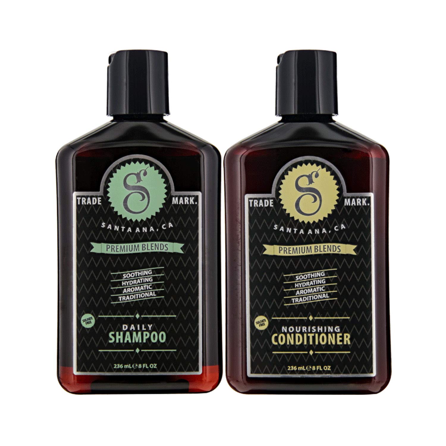 Suavecito Premium Blends Daily Shampoo & Nourishing Conditioner Set - 8oz