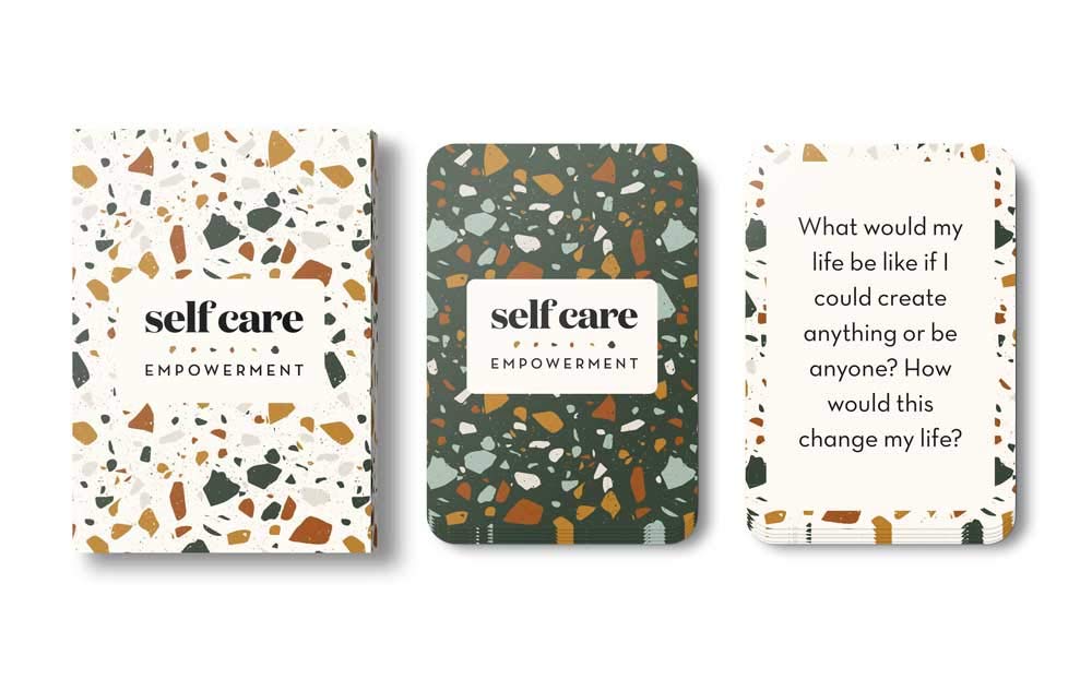 Allura & Arcia Empowering Self Care Questions - 52 Stress Relief Cards for Meditation, Mindfulness, Yoga & Gifts