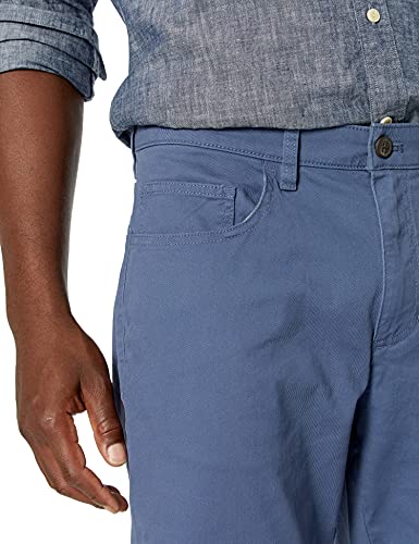 Amazon Essentials Men's Slim-Fit 5-Pocket Comfort Stretch Chino Pant (Previously Goodthreads), Denim, 38W x 34L
