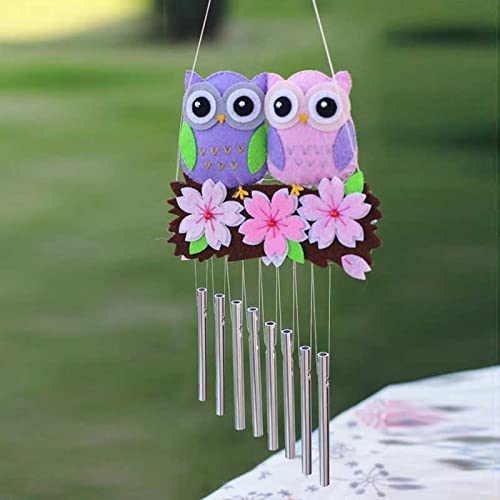 60 Pieces Wind Chime Tubes Parts Supplies String Metal for Crafts DIY Windchime Kits for Adults Kids Arts and Crafts