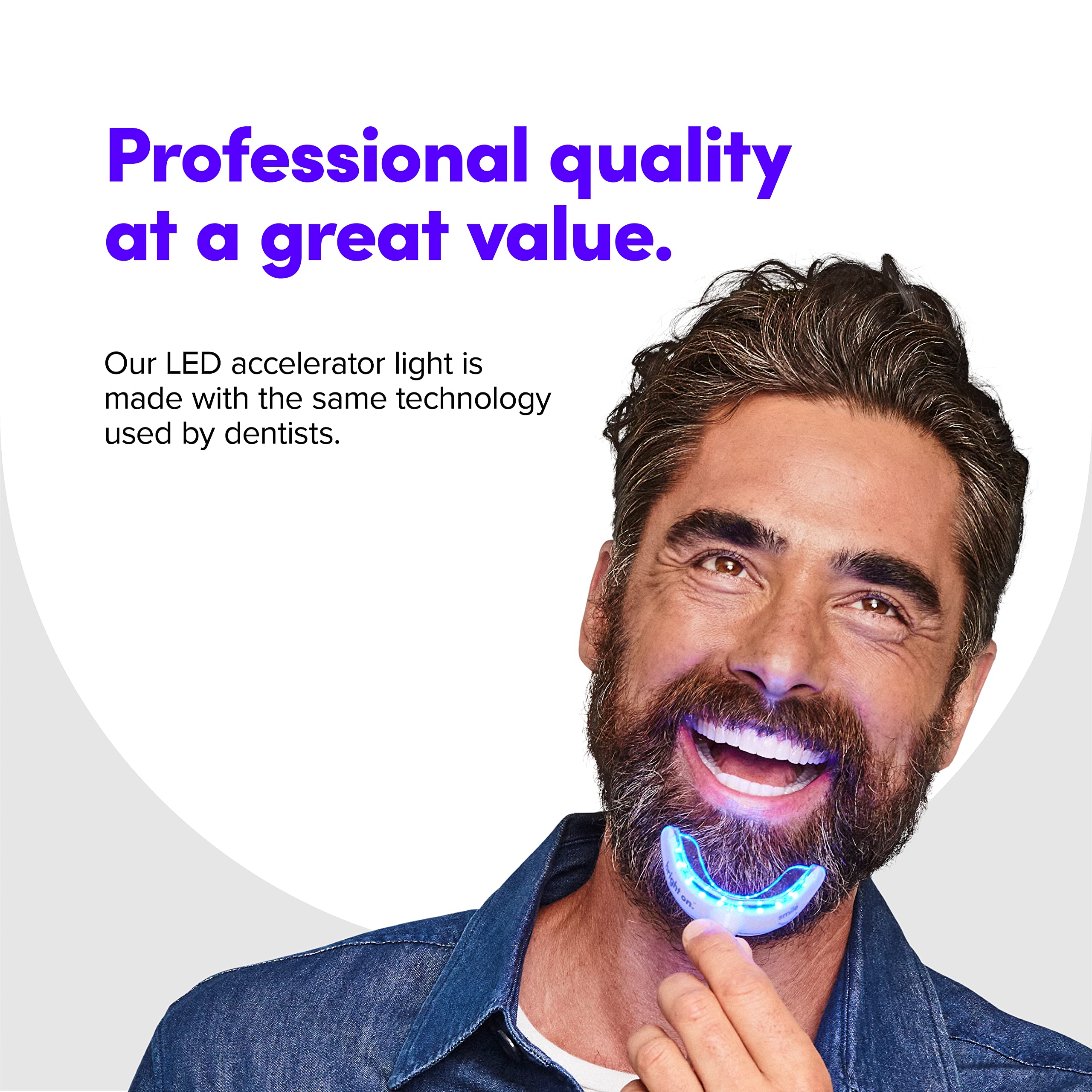 SmileDirectClub Teeth Whitening LED Accelerator Light - Whiten Teeth Faster - Use with SmileDirectClub Premium Teeth Whitening