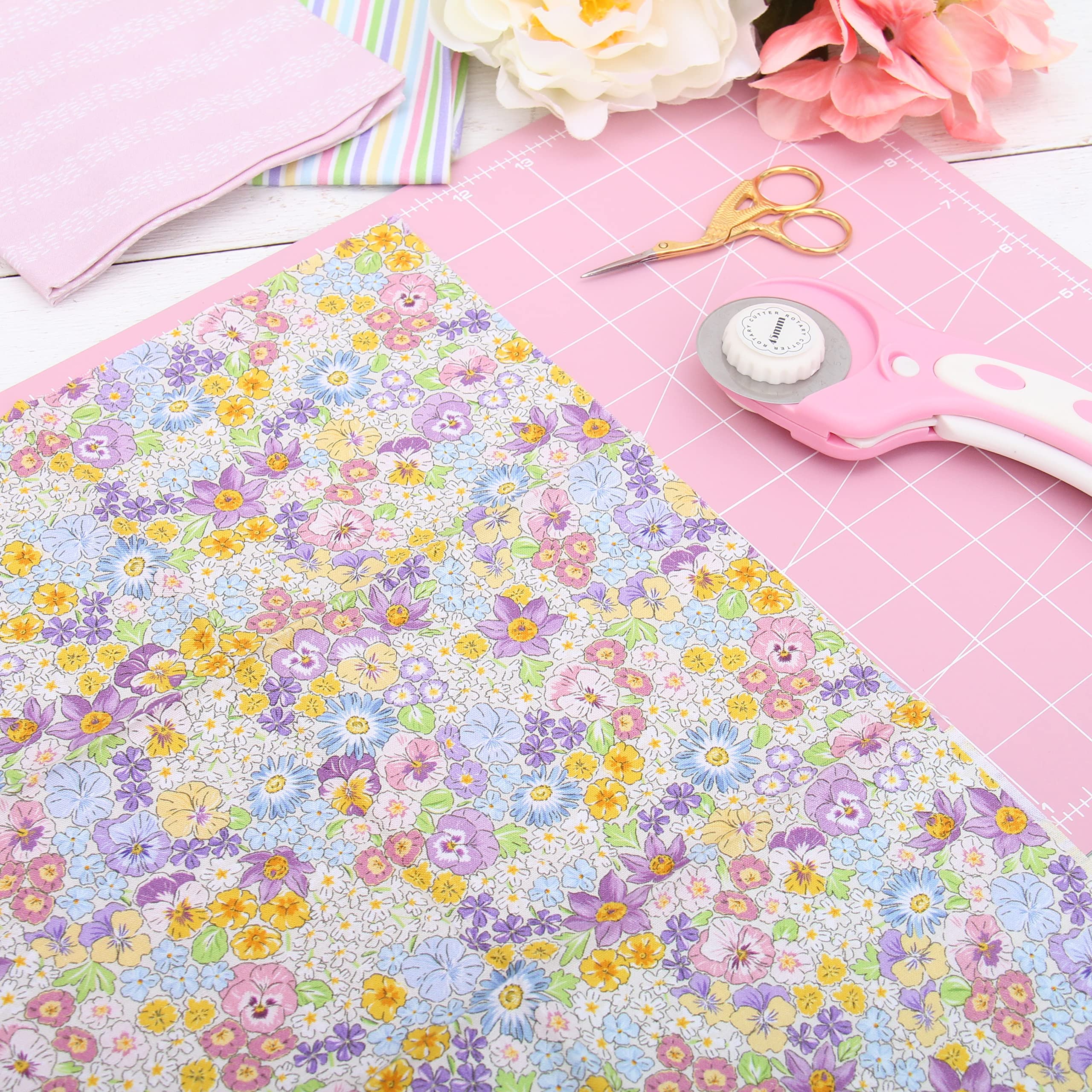 3 Yard Cut Threadart Premium Cotton Quilting Fabric - Spring Picnic Collection - Light Blue Gingham - 44" Width - 100% Cotton - Quilting, Sewing, Crafts