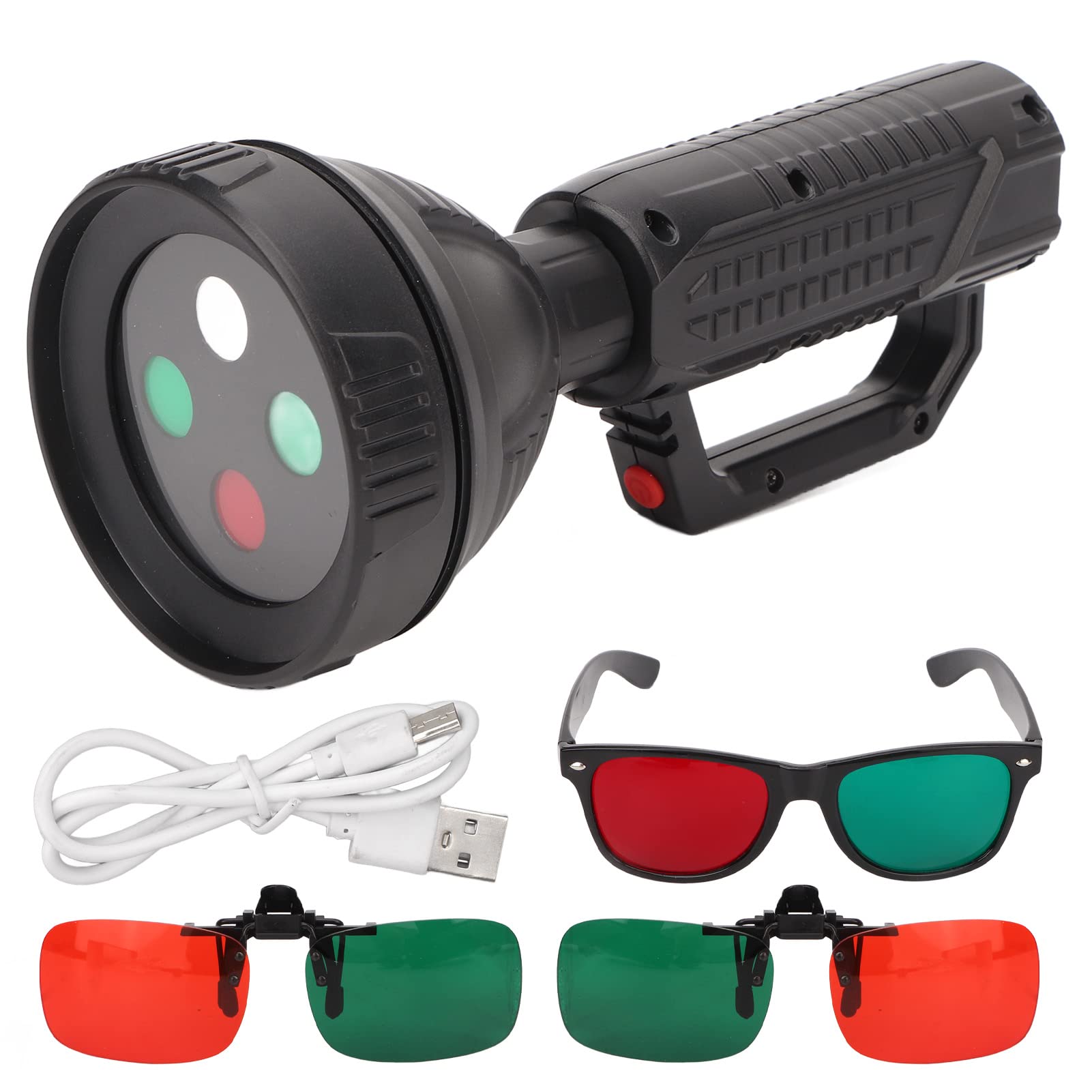 4 Dot Ophthalmic Tester, 4 Dot Optometry Test Light Accurate Complementary 2000mAH Battery for Amblyopia