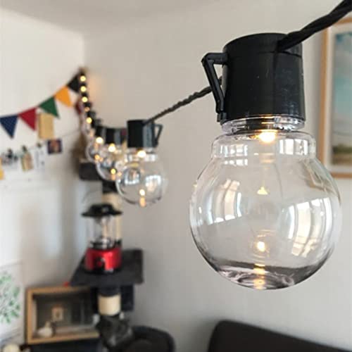 balacoo LED Globe Balls String Lights: Clear Crystal Ball Fairy Lights Indoor Outdoor Decorative Christmas Tree Lights 10LED for Garden Patio Yard Home Parties