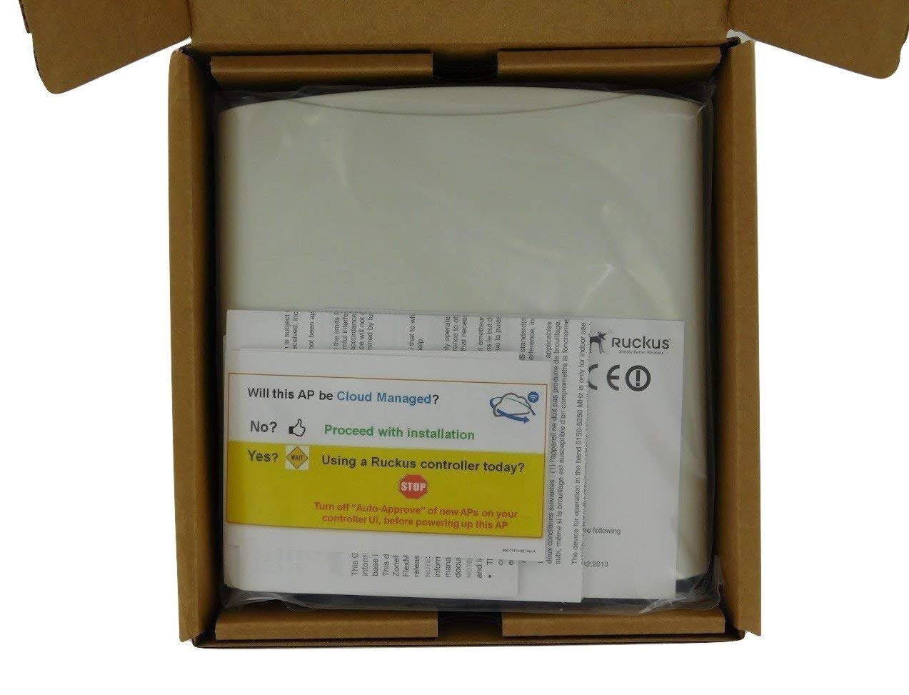 Ruckus Zoneflex R610 Wave 2 Access Point (Smart Wi-Fi 3x3, 802.11ac, BeamFlex, Adaptive Antenna, POE) 901-R610-US00 (Renewed)