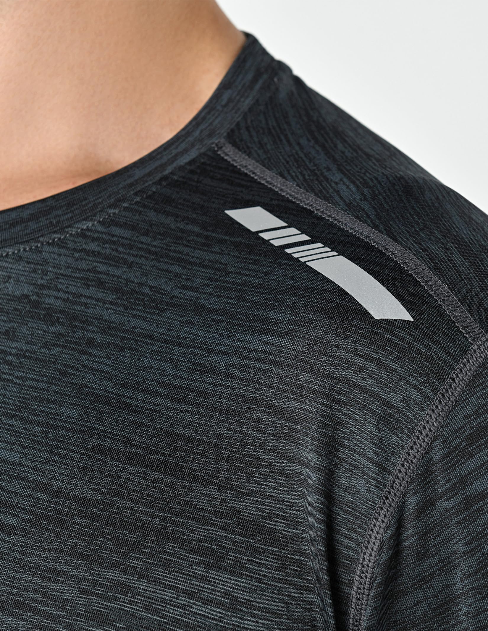 3 Pack: Men's Long Sleeve T Shirts, Dry Fit UV Sun Protection Outdoor Hiking Athletic Active Tops with Thumb Holes (Set 1, Medium)