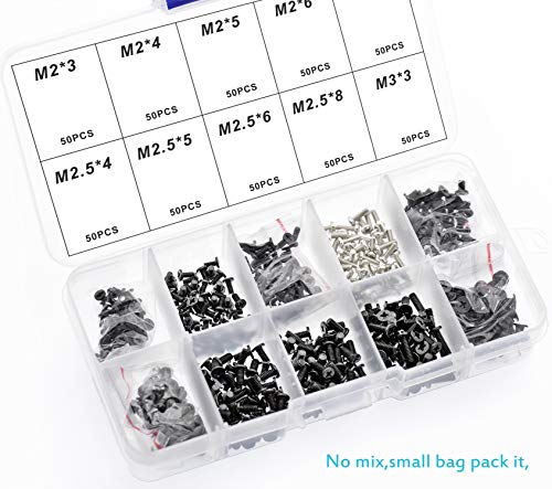 500pcs Laptop Notebook Computer Screw Kit Set for IBM HP Dell Lenovo Samsung Sony Toshiba Gateway Acer