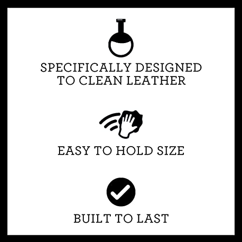 TriNova Leather Care Bundle - Made in USA - Leather Cleaner, Conditioner and Leather Brush Kit
