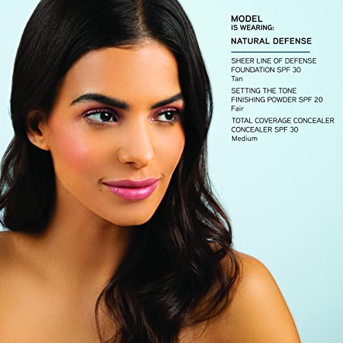 Physicians Formula Natural Defense Sheer Line of Defense Foundation, Light-to-Medium, SPF 30, Tinted Sunscreen | Dermatologist Tested, Clinicially Tested