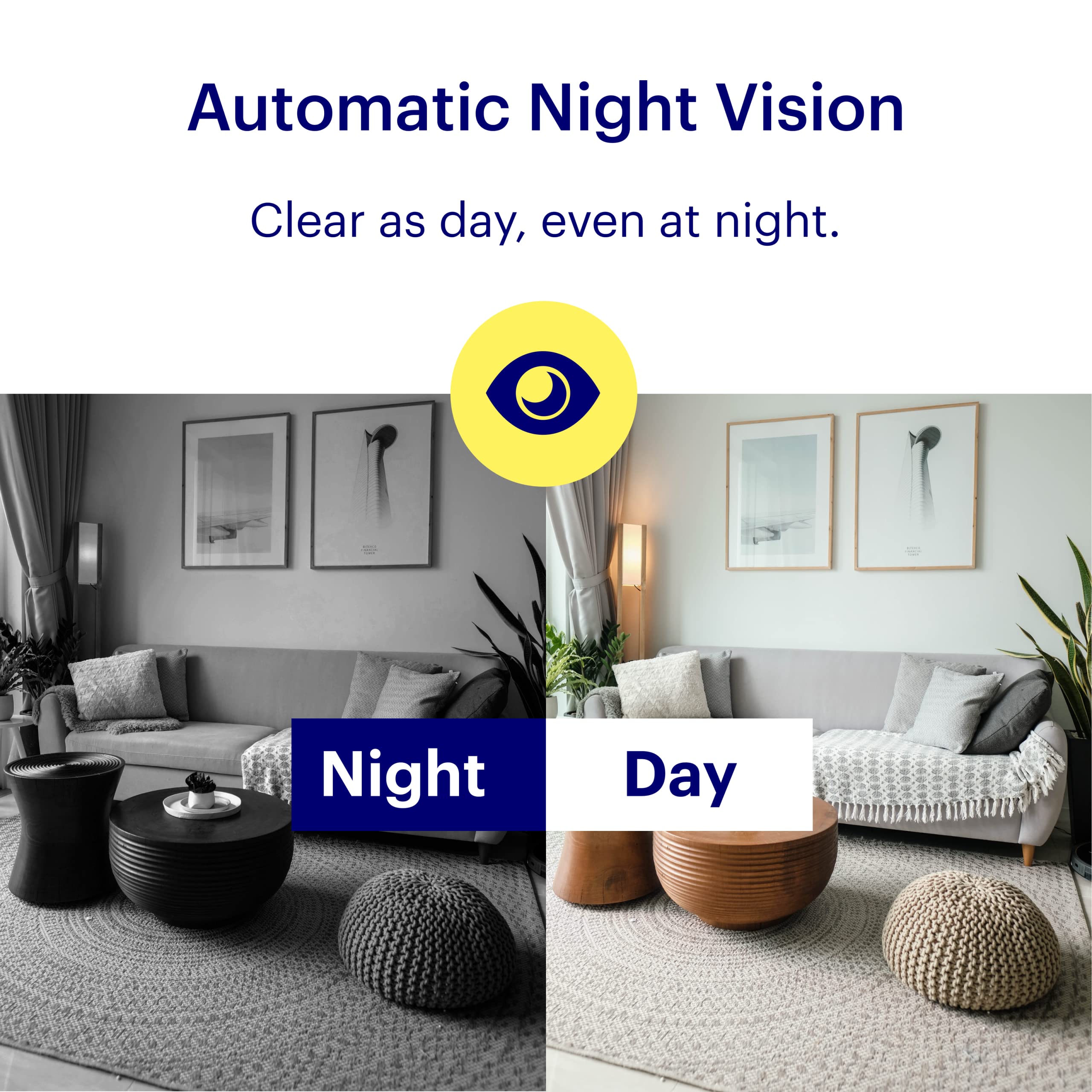 CANARY View: Indoor Security Camera | Home Monitoring, WiFi, Wide-Angle Lens, Motion Alerts, Compatible with Alexa & Google Home, Black