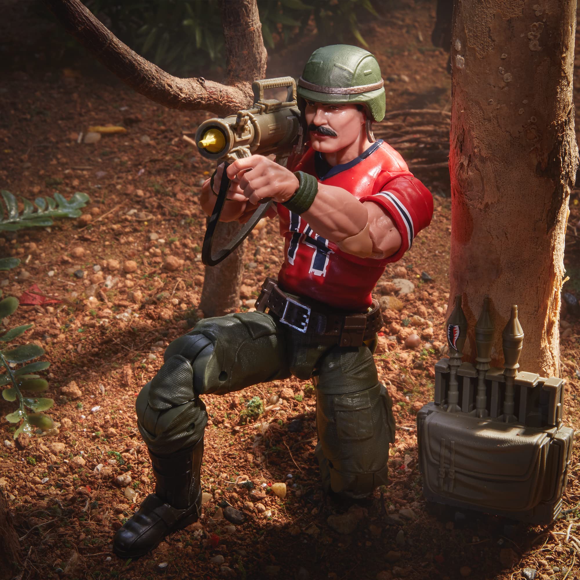 G.I. Joe Classified Series David L.Bazooka Katzenbogen Action Figure 62 Collectible Premium Toy with Accessories 6-Inch-Scale Custom Package Art