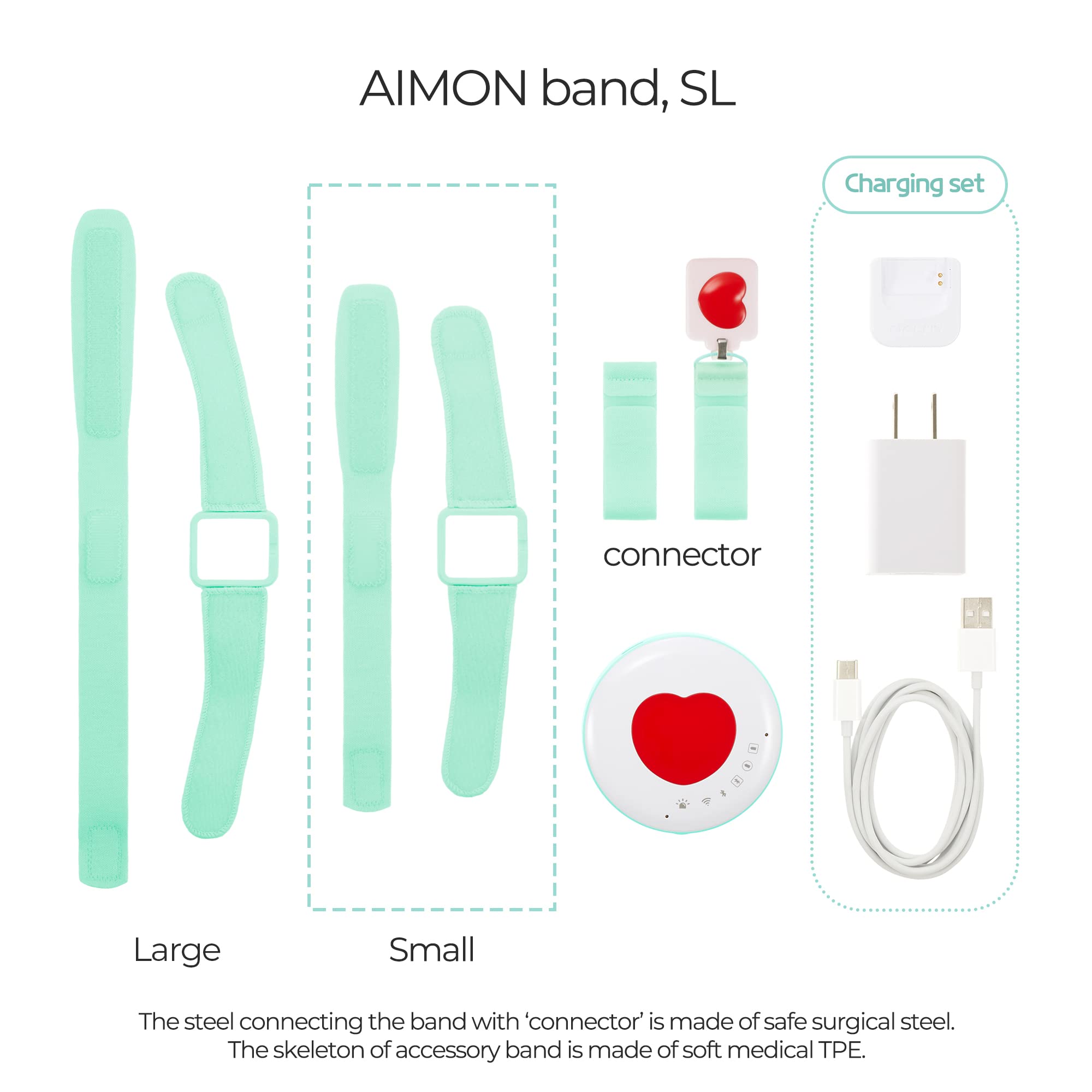 AIMON Band Accessory Fabric for Smart baby Monitor of 0~35 Months Size - Cradle