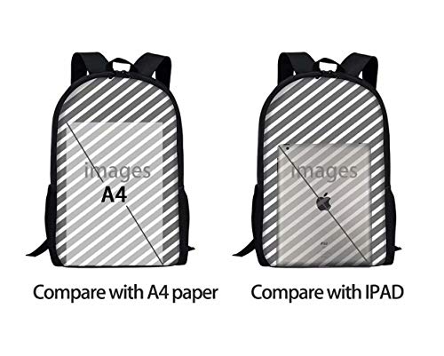 Allcute Kids School Backpack Large Durable Elementary Preschool Book Bags for Boys Girls Husky Print