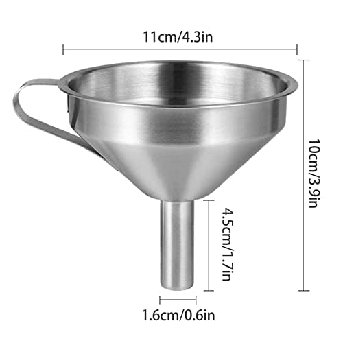 3D Printer Stainless Steel Funnel,Resin Liquid Filter Cup for SLA/DLP/LCD UV Resin,Double-Strainer Filter for 3D Printing Liquid/Industrial/Kitchen