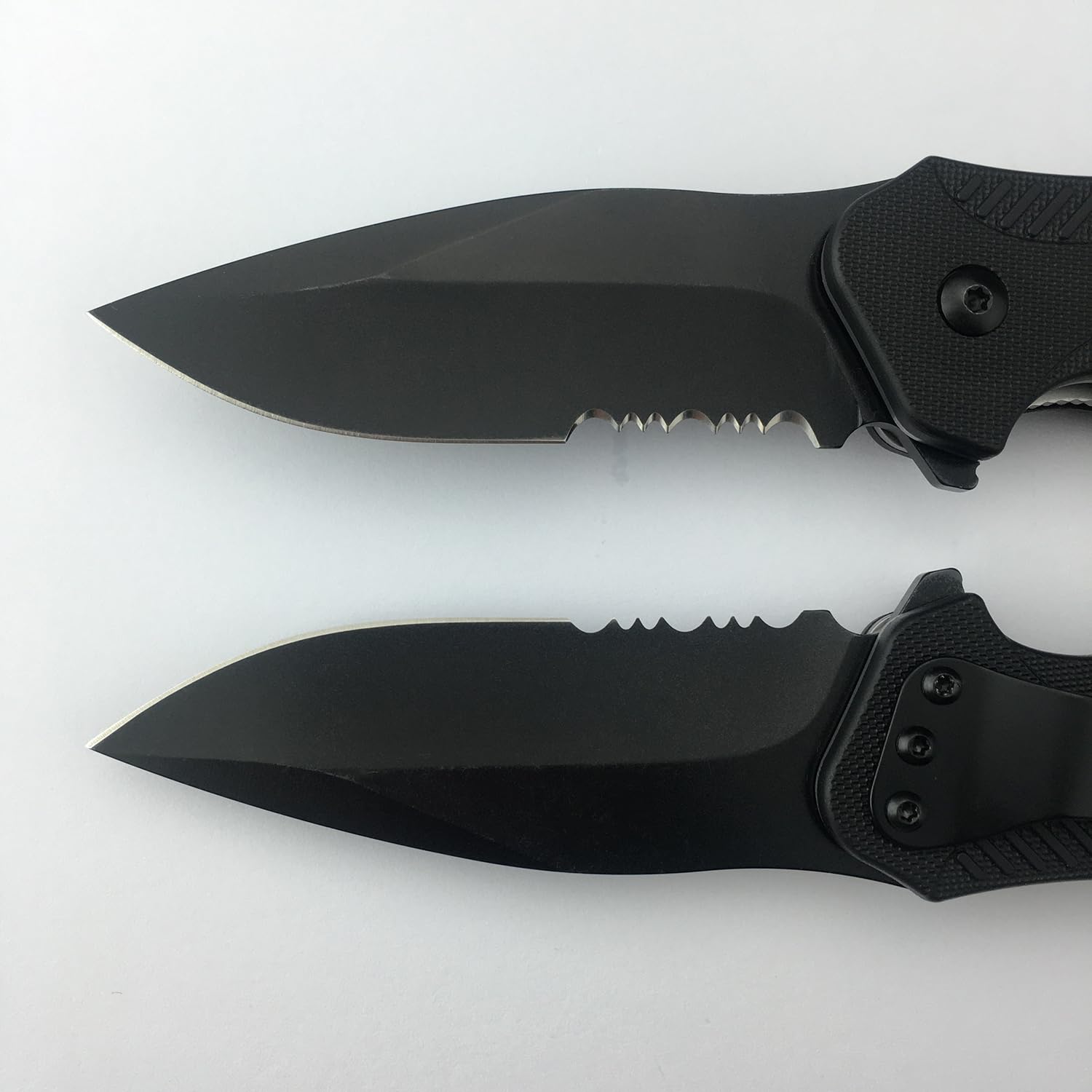 7.3-Inch Pocket Knife,Assisted Opening Folding Knife 8Cr13MoV Steel Blade and Filled Glass Nylon Handle with Pocket Clip for EDC (black)