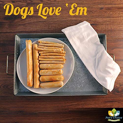 Pet’s Choice Pharmaceuticals HideNoMore, Rawhide Free Chicken Chew Treats for Dogs, 4-5" 4 ct