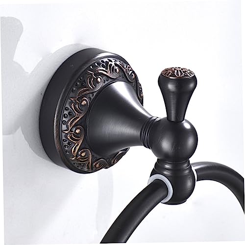 Black Towel Holder Black Towel Ring Towel Rack Black Vintage Black Bronze Brushed Towel Ring Round Black Towel Rack