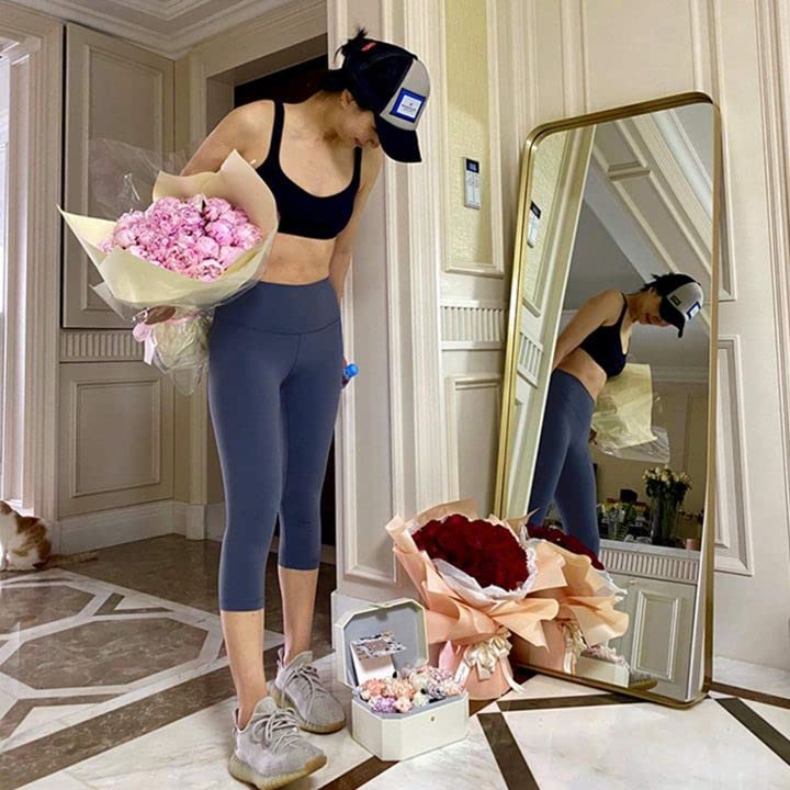 3 Pack Capri Leggings for Women Butt Lift-High Waisted Tummy Control Black Workout Yoga Pants