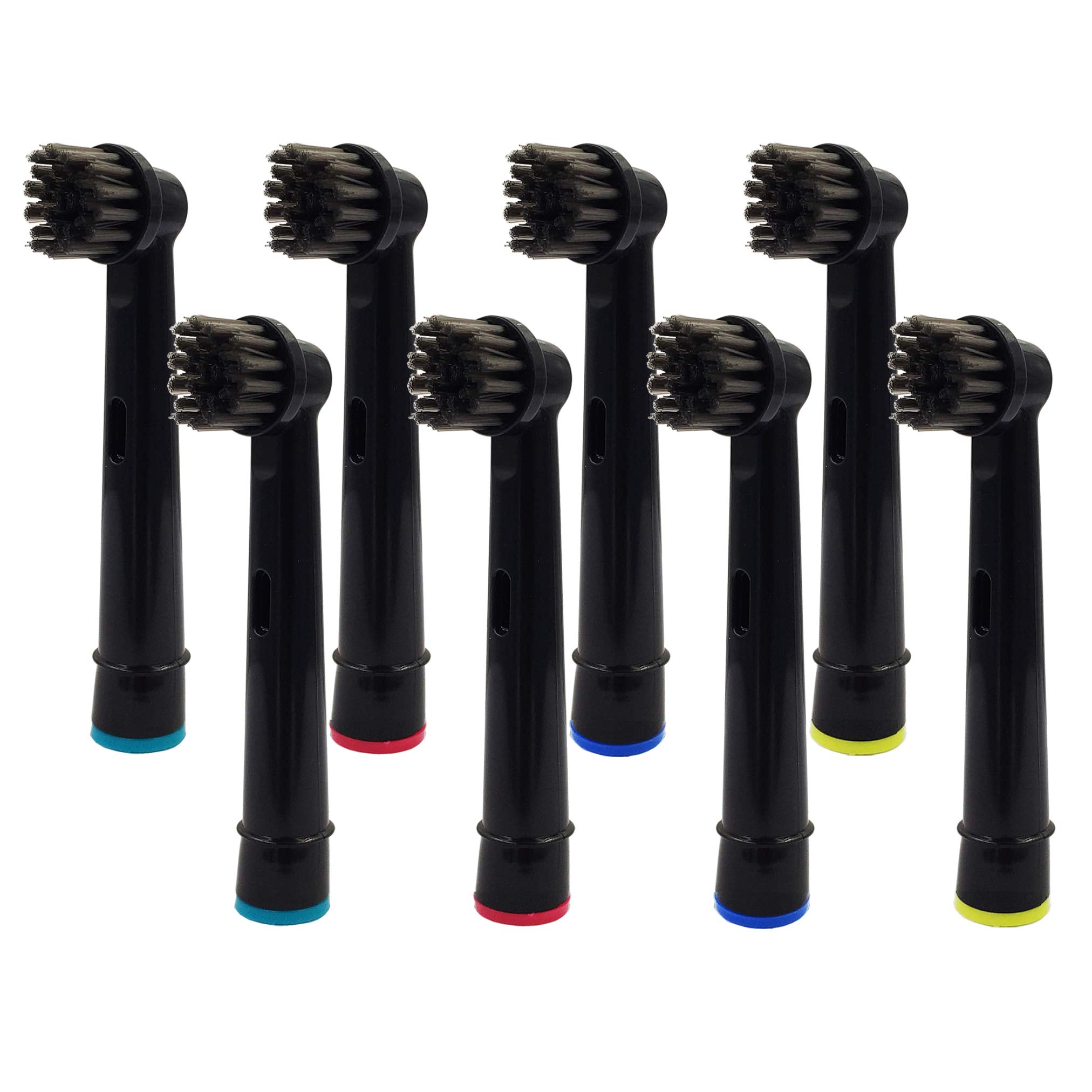 Lezhisnug 8pcs Charcoal Toothbrush Heads for Electric Toothbrush for Professional Care/Professional Care SmartSeries/TriZone, Compatible with Pro1000 Pro3000 Pro5000 Pro7000
