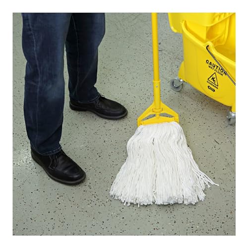 Boardwalk BWK2032RCT No. 32 Rayon Cut-End Wet Mop Head - White (12/Carton)