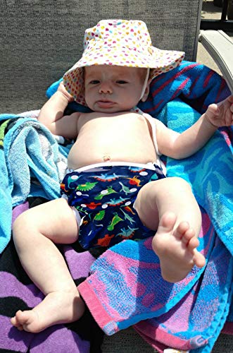 storeofbaby Water Diapers Reusable for Baby Boys Soft Dinosaur Swim Underwear